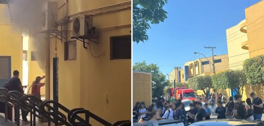 Corpo de Bombeiros combate incêndio em universidade de Rio Preto | Jornal